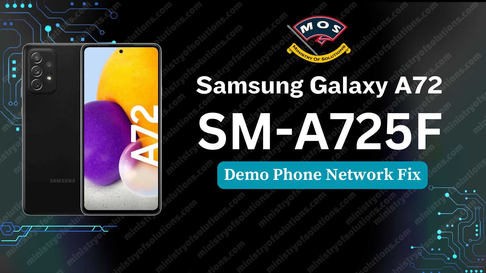 Samsung Galaxy A72 SM-A725F Demo Network Fix IMEI