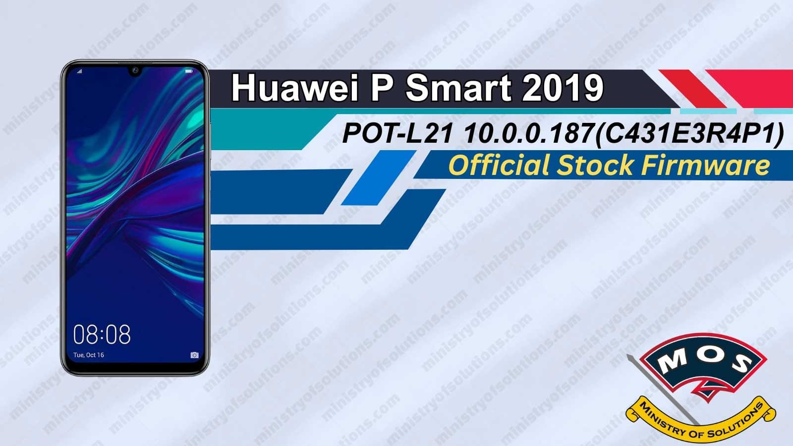 Huawei P Smart 2019 POT-L21 Firmware C431 EMUI10 Version 187