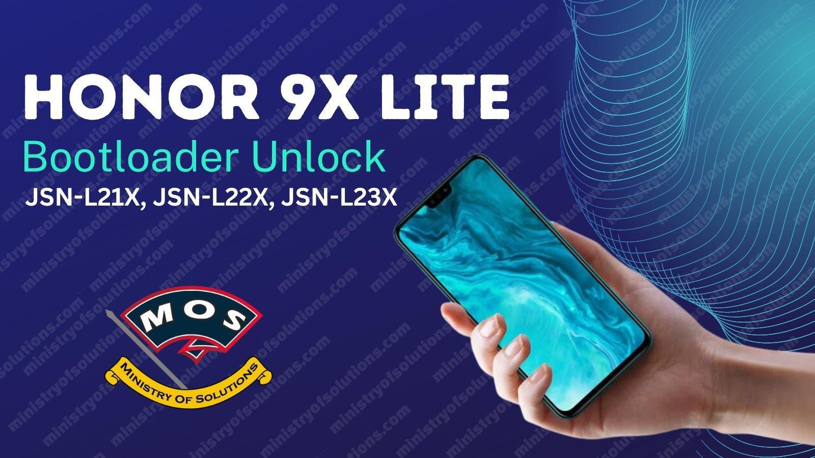 Honor 9X Lite Bootloader Unlock Service (JSN-L21X, L22X, L23X)