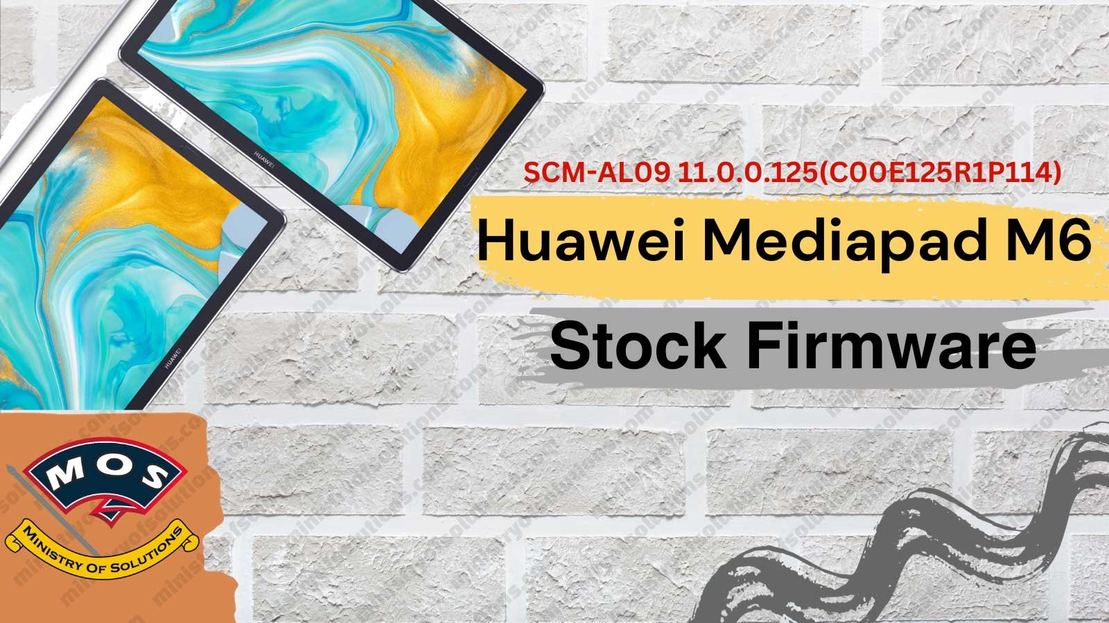 Huawei Mediapad M6 SCM-AL09 EMUI 11 Stock Firmware China