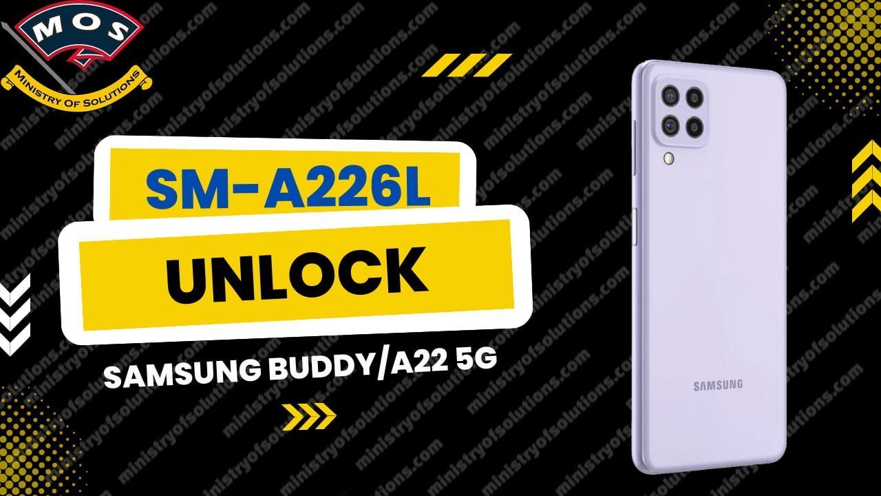 Samsung Buddy 5G SM-A226L Network Unlock Service - Ministry Of Solutions